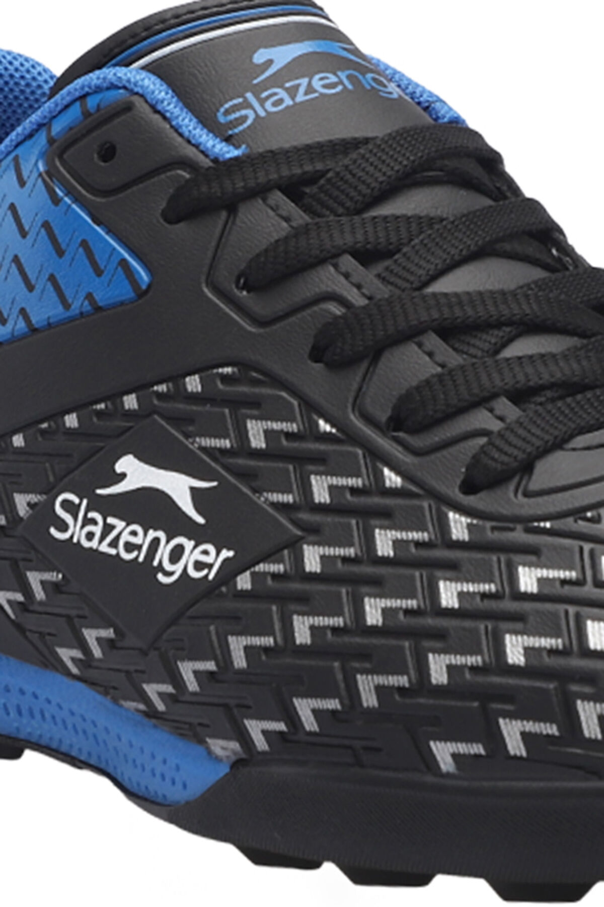 Slazenger CYCLE I Erkek Futbol Ayakkabı Siyah / Mavi | Slazenger