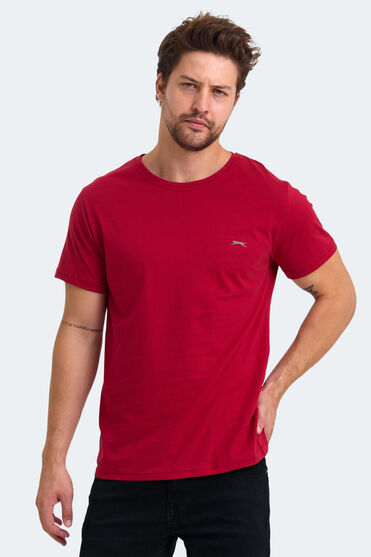 Slazenger KIELD Erkek Bordo Tişört | Slazenger