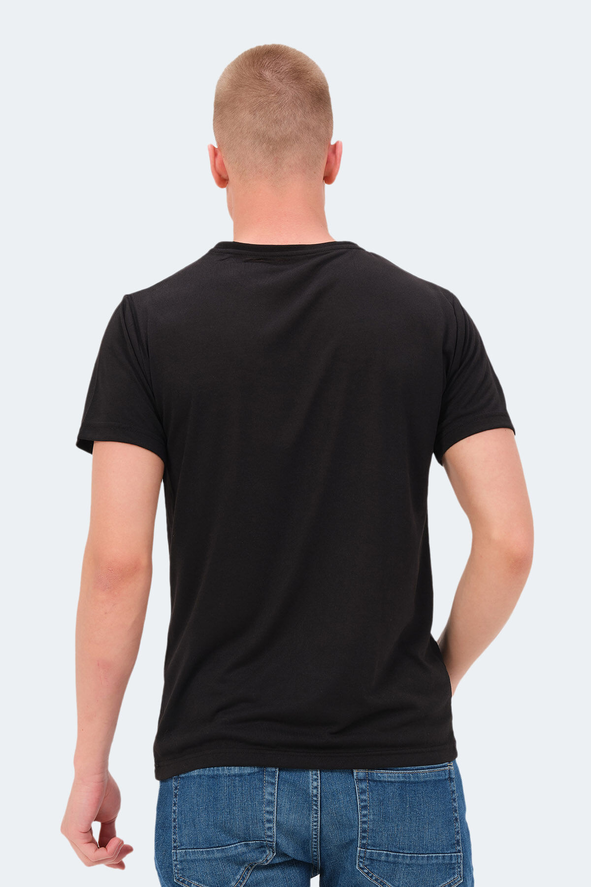 Slazenger KIELD Erkek Siyah Tişört | Slazenger
