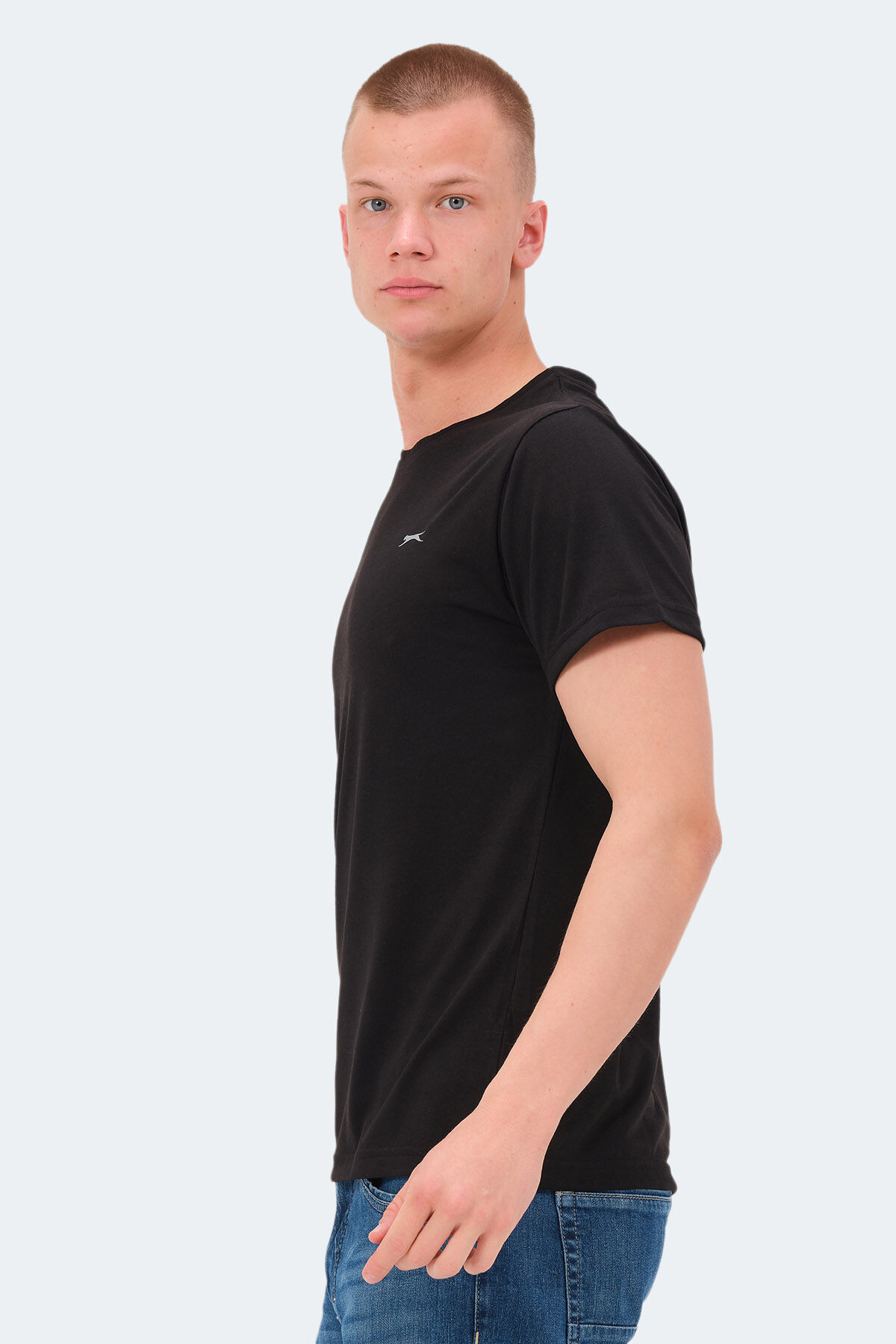 Slazenger KIELD Erkek Siyah Tişört | Slazenger