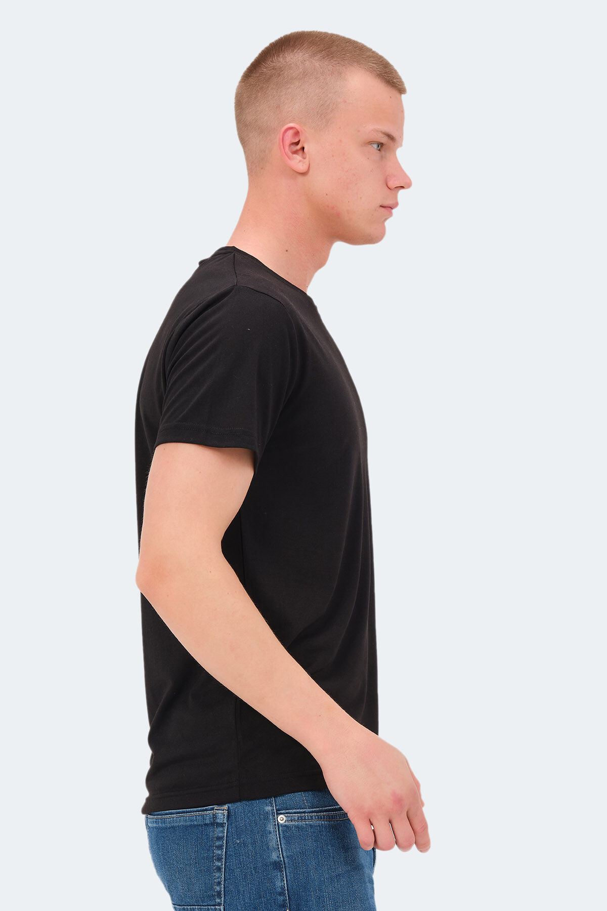 Slazenger KIELD Erkek Siyah Tişört | Slazenger