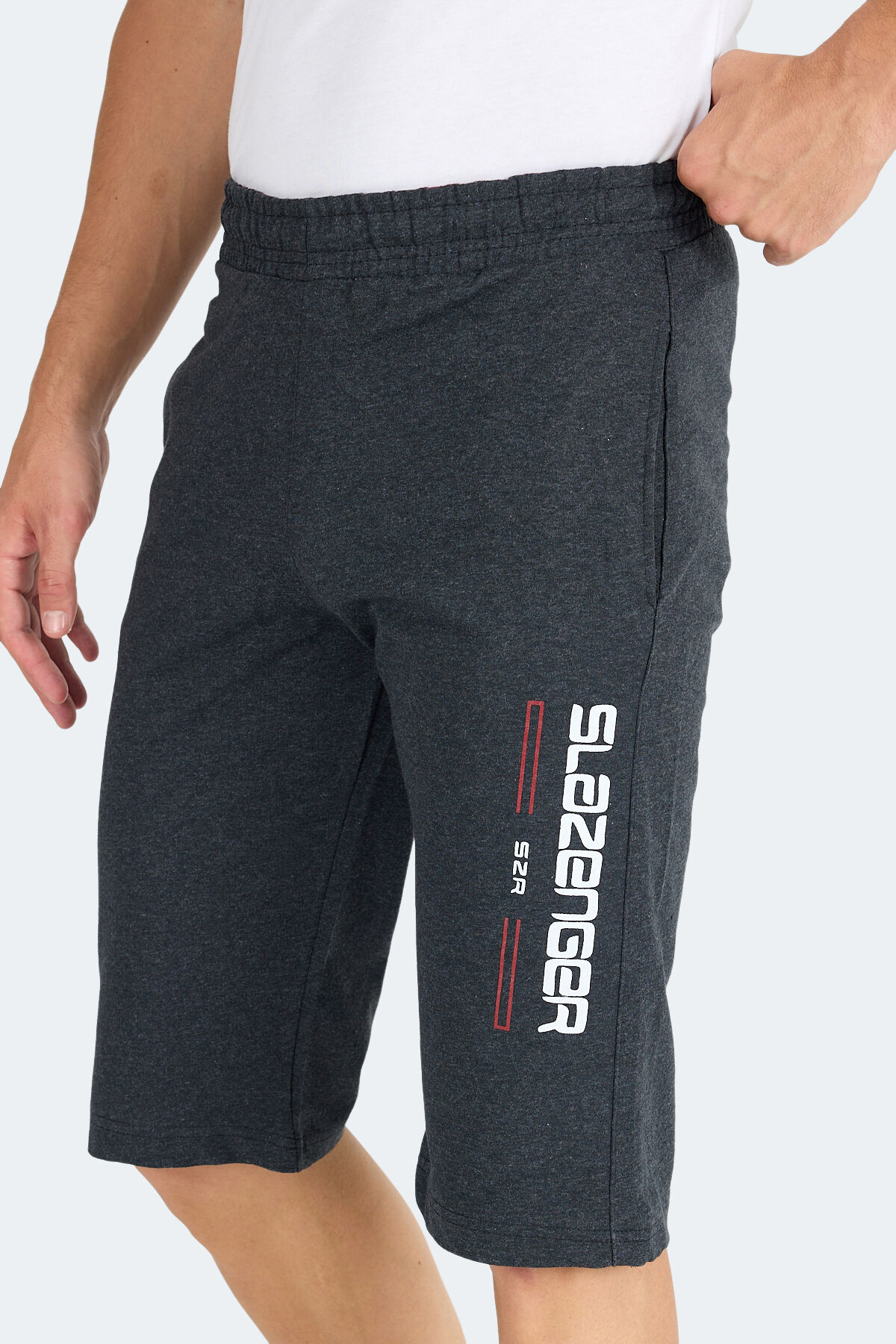 Slazenger NEBO I Erkek Cepli Kapri Koyu Gri Şort | Slazenger