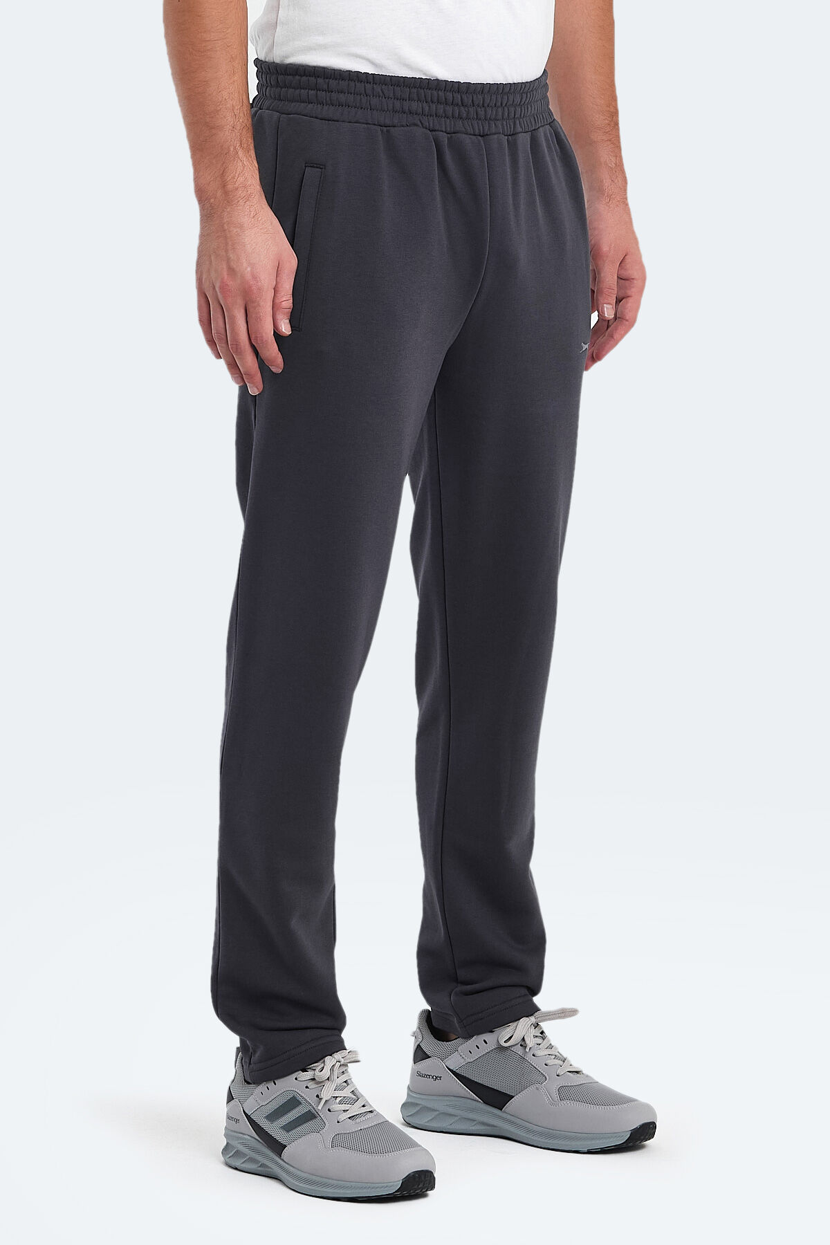 Slazenger SAMOUEL IN Erkek Cepli Koyu Gri Eşofman Altı | Slazenger