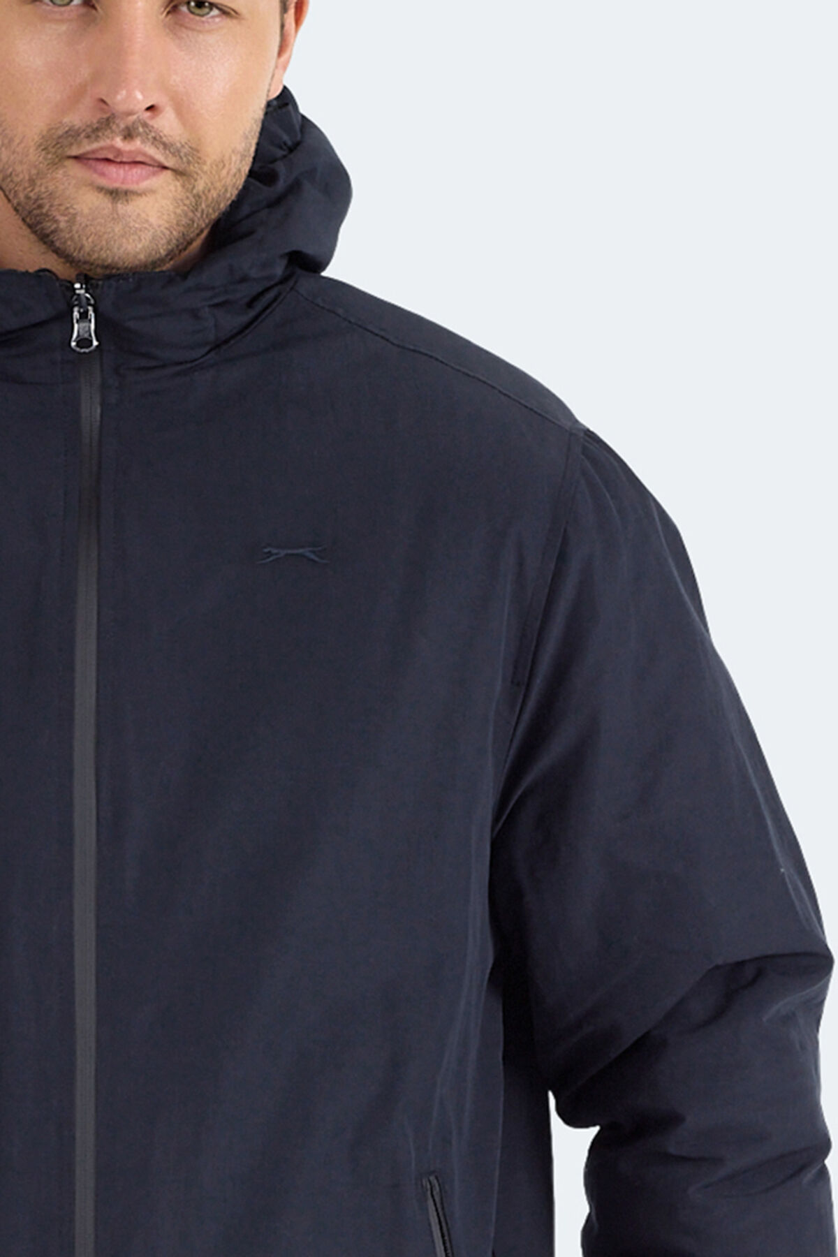 Slazenger BRELIS Erkek Çift Taraflı Lacivert Mont & Kaban | Slazenger