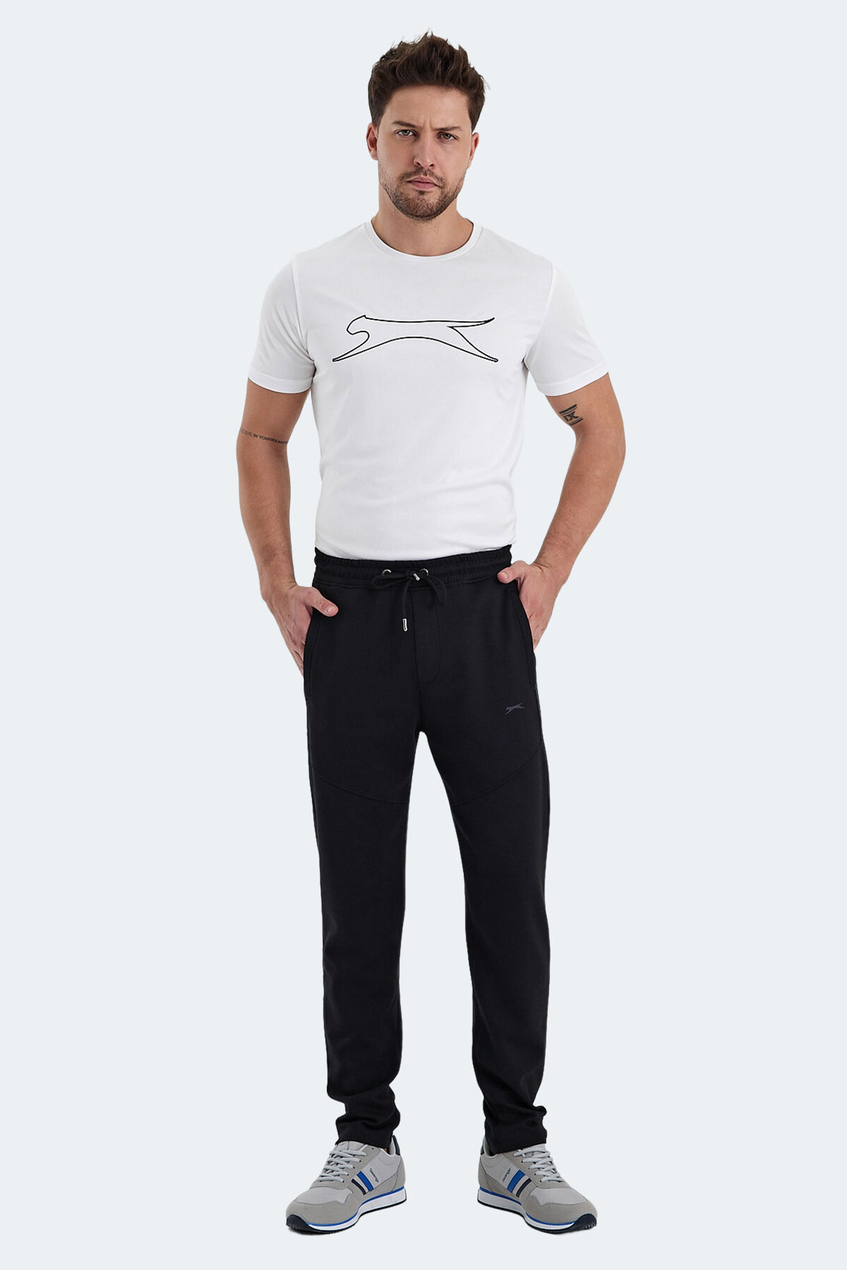 Slazenger VARIABLE Erkek Cepli Siyah Eşofman Altı | Slazenger