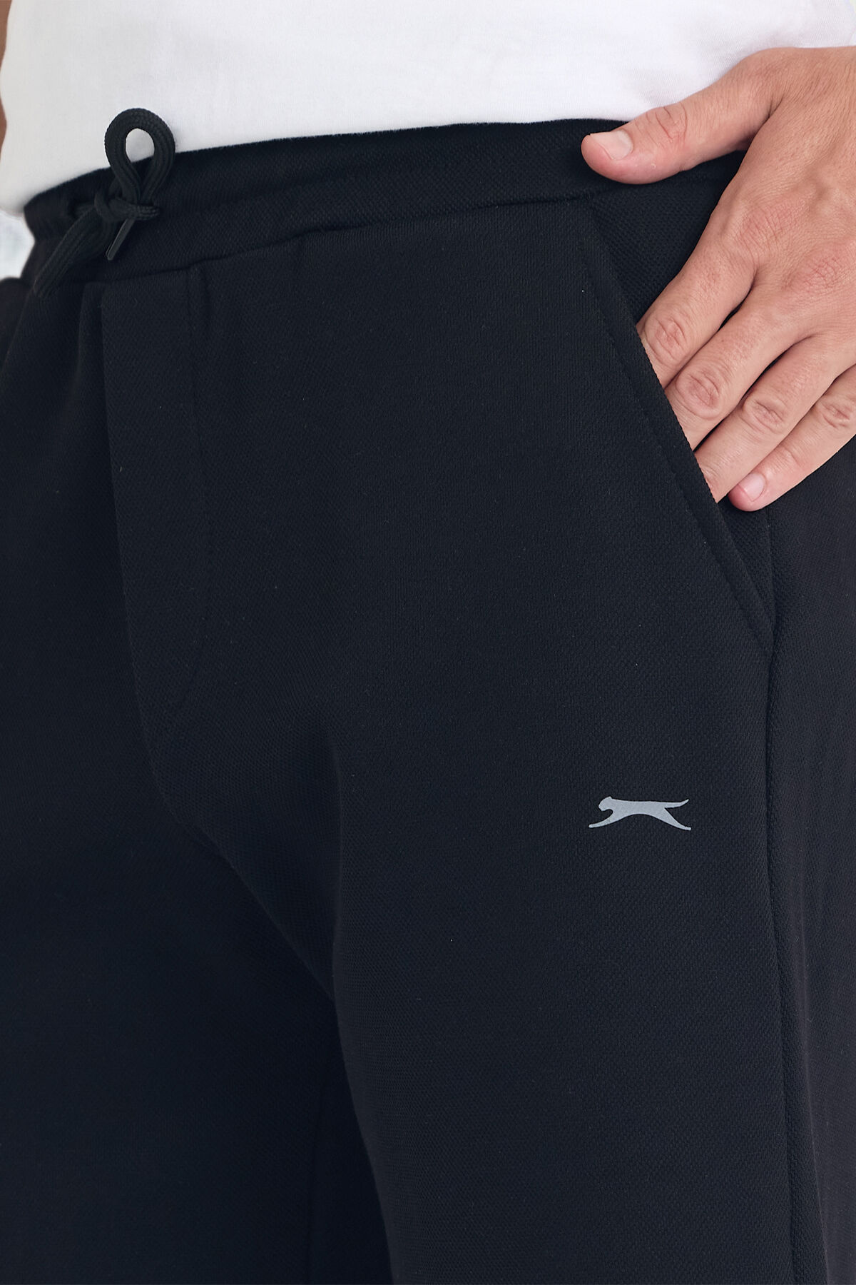 Slazenger VELVELA I Erkek Cepli Siyah Şort | Slazenger