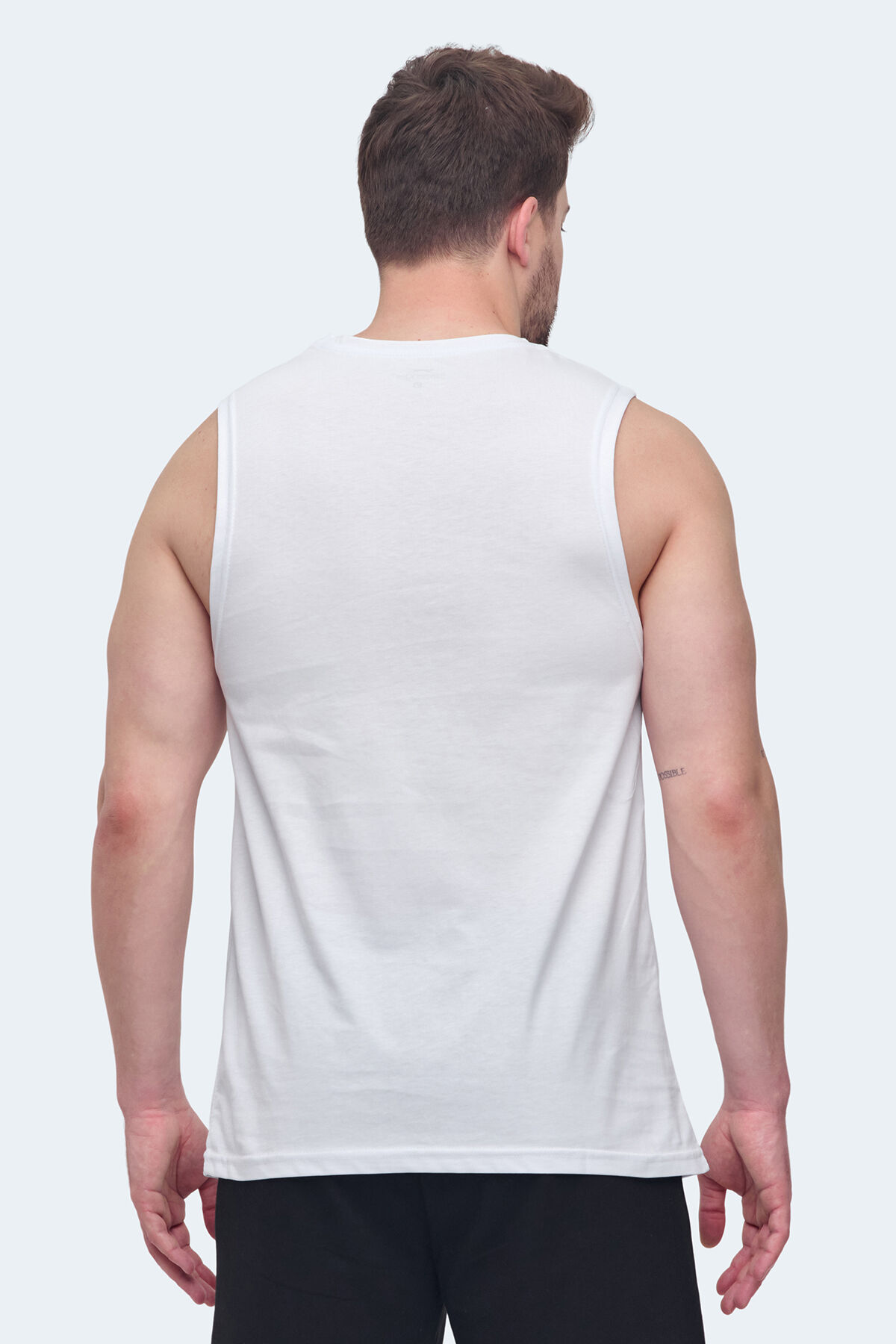 Slazenger VIZON Erkek Beyaz Atlet | Slazenger
